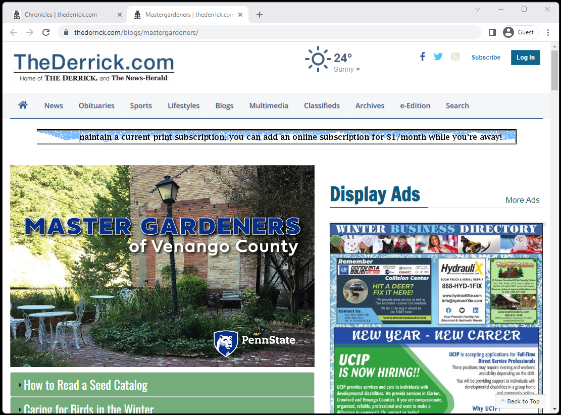 Professional Website Design in Venango & Clarion County | Custom Web Solutions for Surrounding Areas